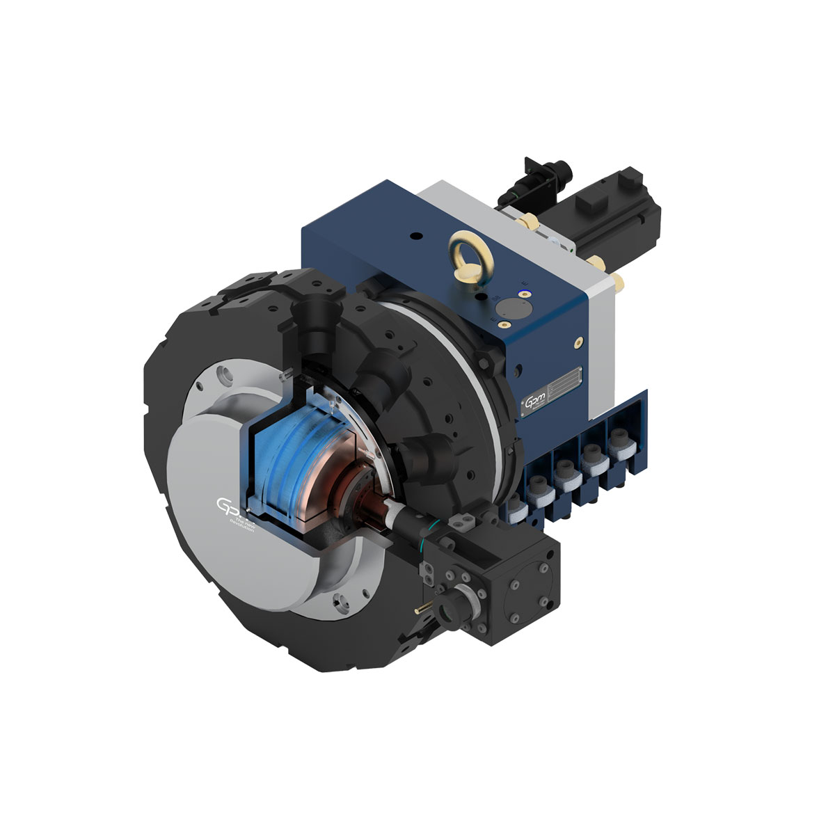 734 /12000rpm BMT Radial Mount DD Turret